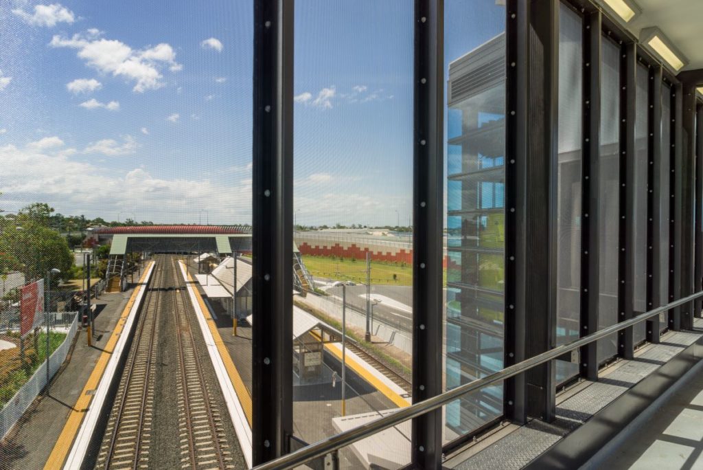 Geebung Railway Overpass - Crimsafe Commercial