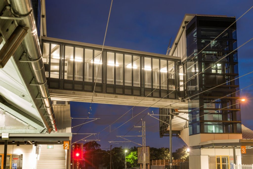 Geebung Railway Overpass - Crimsafe Commercial